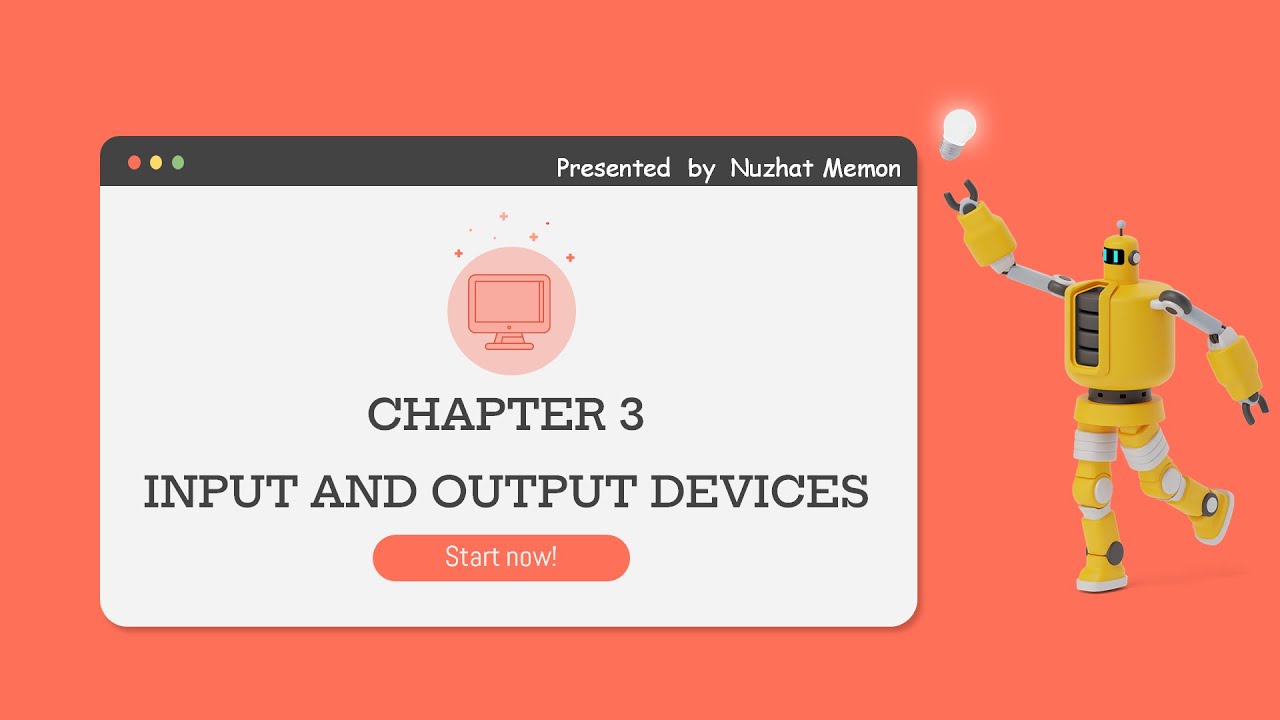 Std 9 Computer Chapter 3 Input And Output Devices Youtube 3304