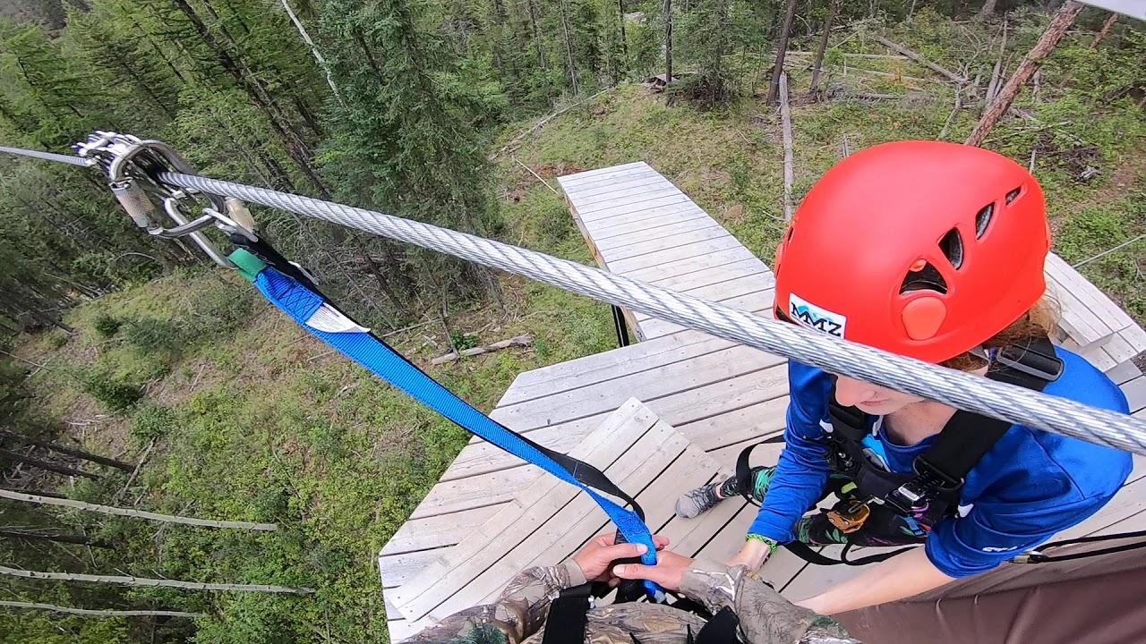 Zipline upside down - YouTube