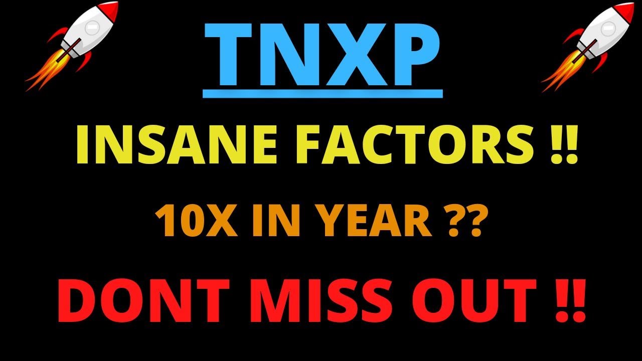 TNXP Stock Will Make Millionaires TNXP Stock Analysis Tonix ...