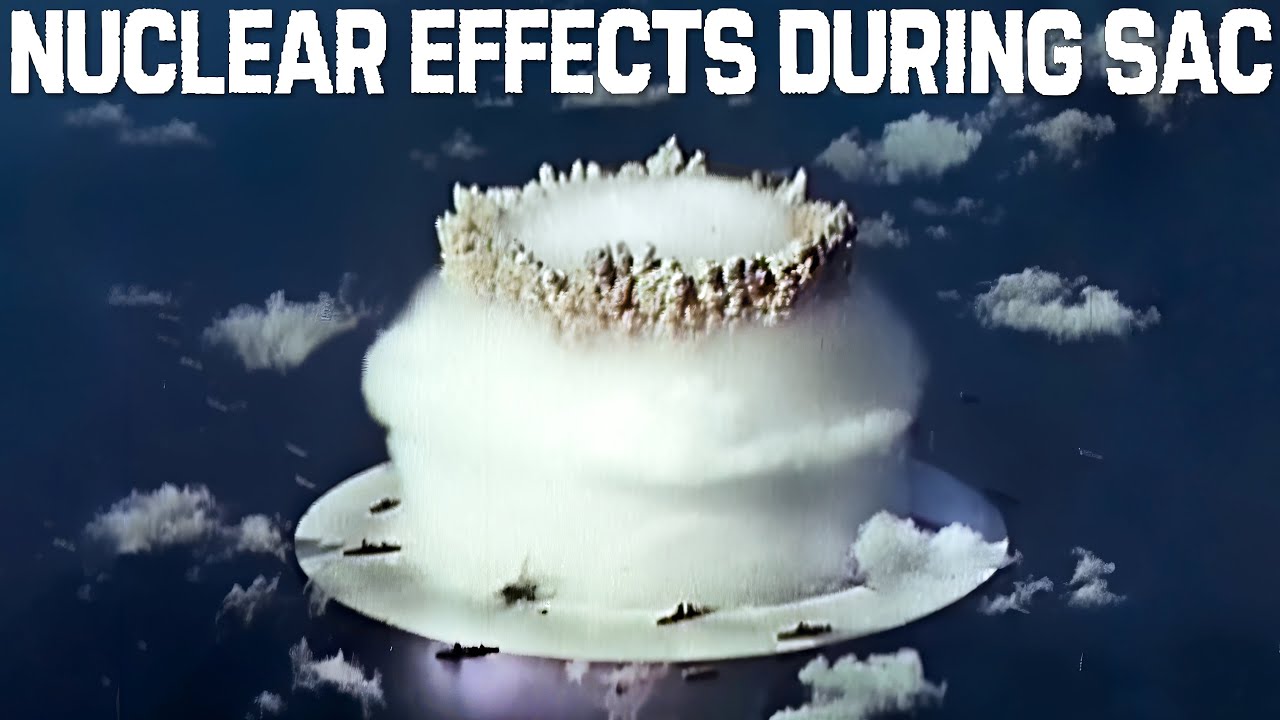 Nuclear Effects During Strategic Filming Armageddon. SAC Delivery Missions | Upscaled Footage ...