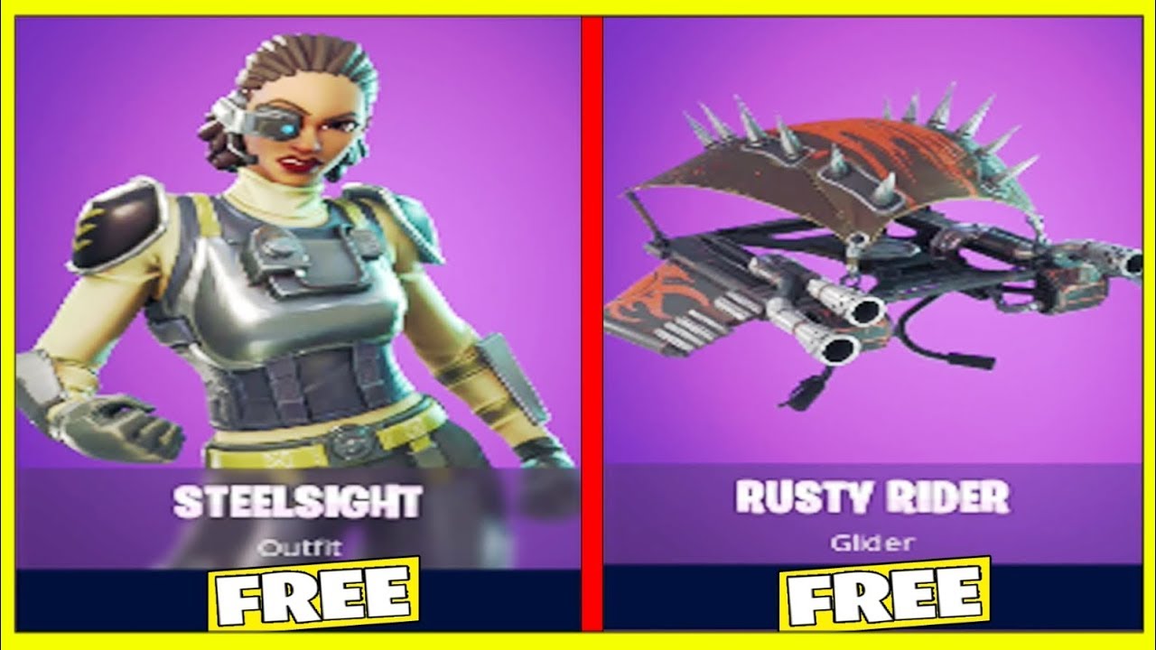 *NEW* STEELSIGHT & RUSTY RIDER | Should I Buy? | (Fortnite Battle ...