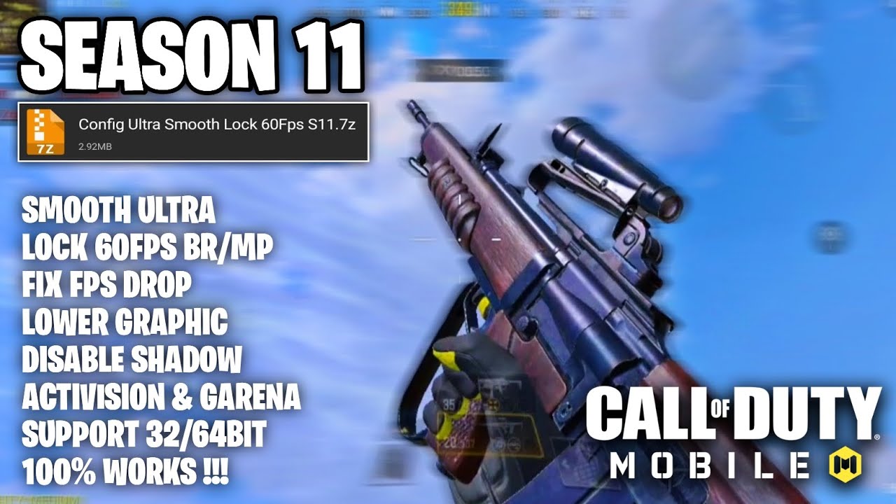 SEASON 11 ULTRA SMOOTH CONFIG IN COD MOBILE | LOCK 60FPS BR/MP | CODM CONFIG - YouTube