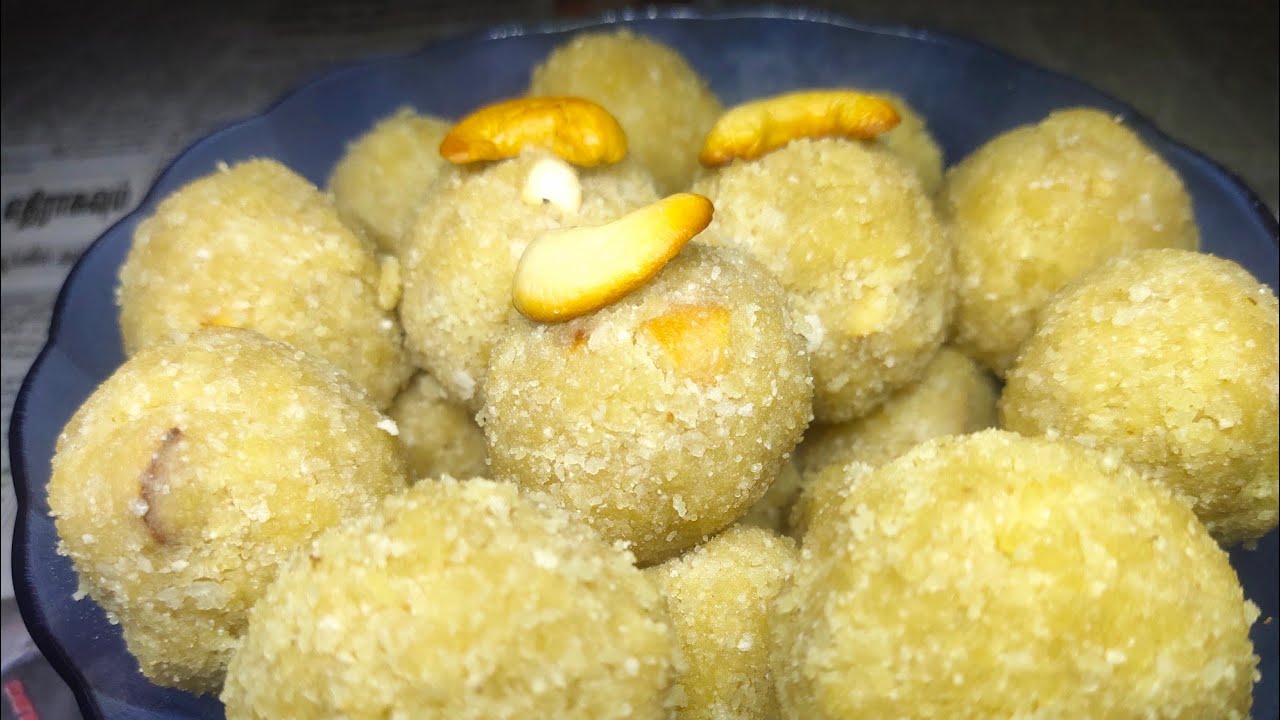 Aval Laddu Recipe in Tamil | அவல் லட்டு செய்முறை | Avul Laddu Recipe ...