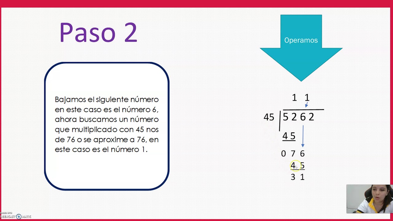División de dos divisores - YouTube