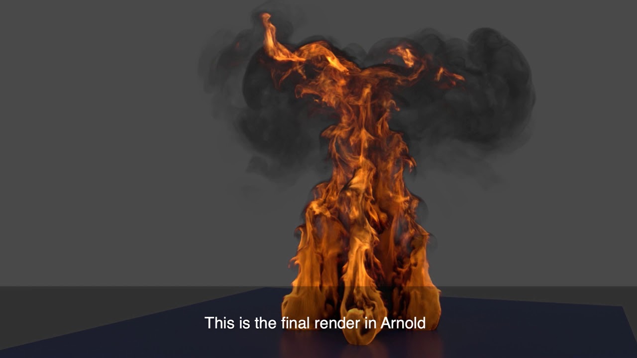 (HD) Maya Bifrost 2.0 | Tutorial | 9 Bifrost | Fire Template (English ...