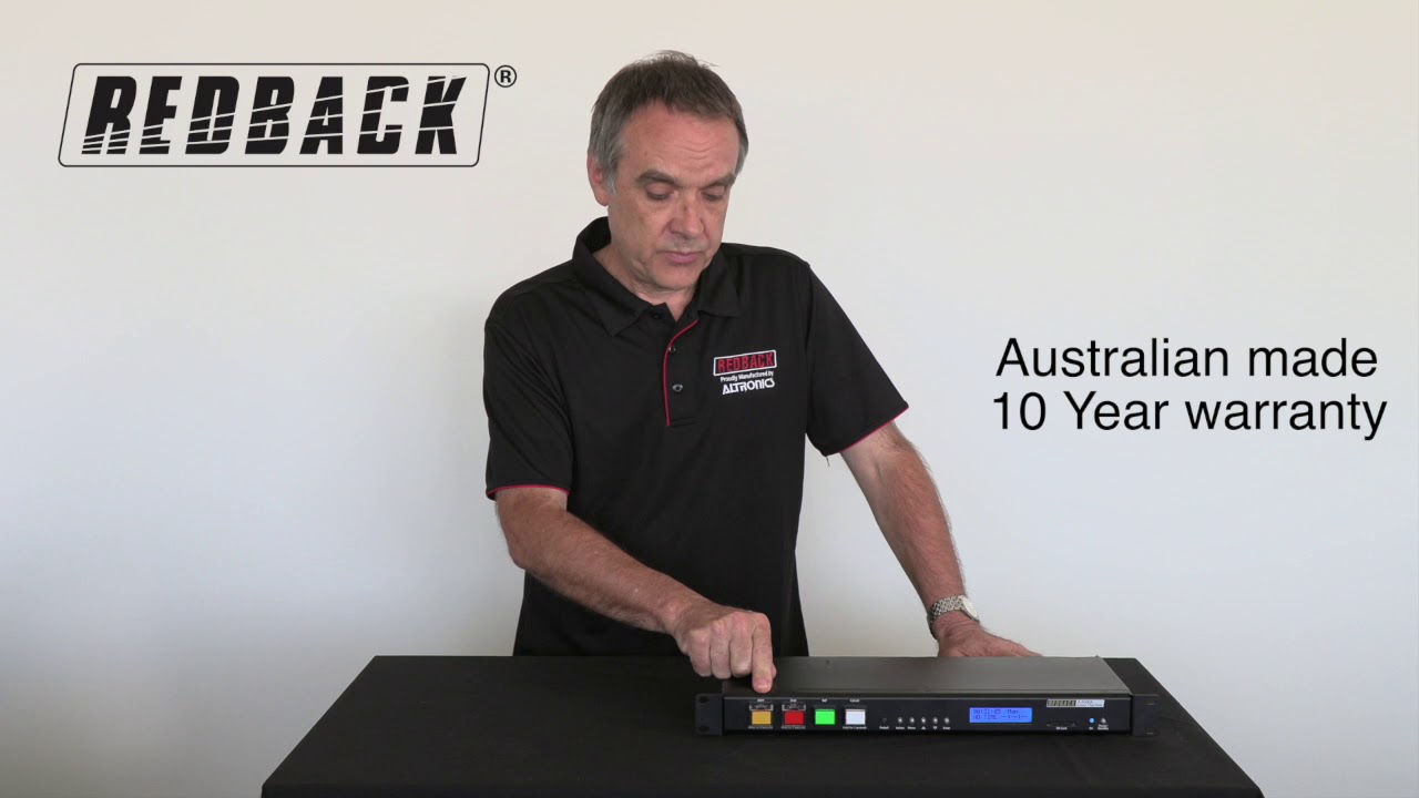 Redback A4500 & A4505 - Event Timers With Evacuation/Alarm Control - YouTube