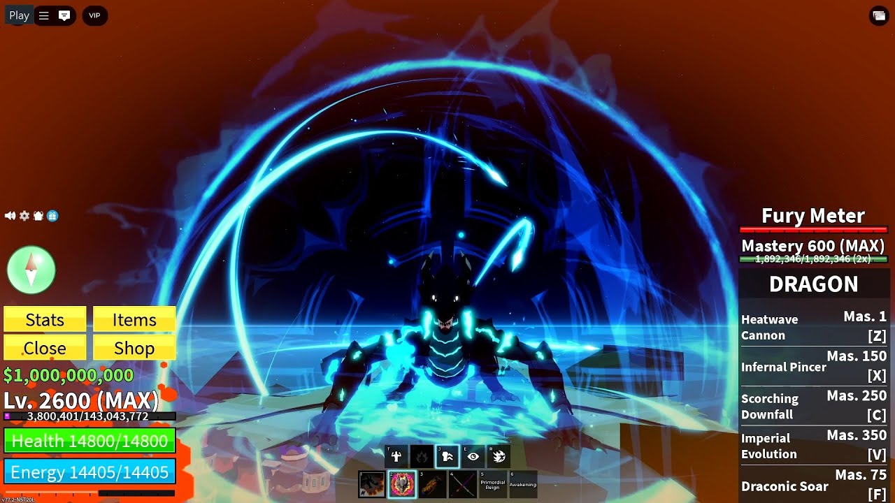 Showcase Skin Dragon Chromatic Eclipse #roblox #bloxfruits - YouTube