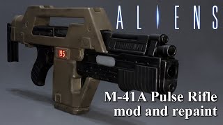 Hasbro Nerf M-41A Pulse Rifle Aliens repaint | Doovi