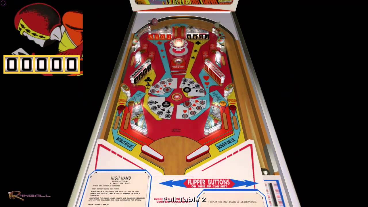 Future Pinball - High Hand (Gottlieb)(1973) - YouTube