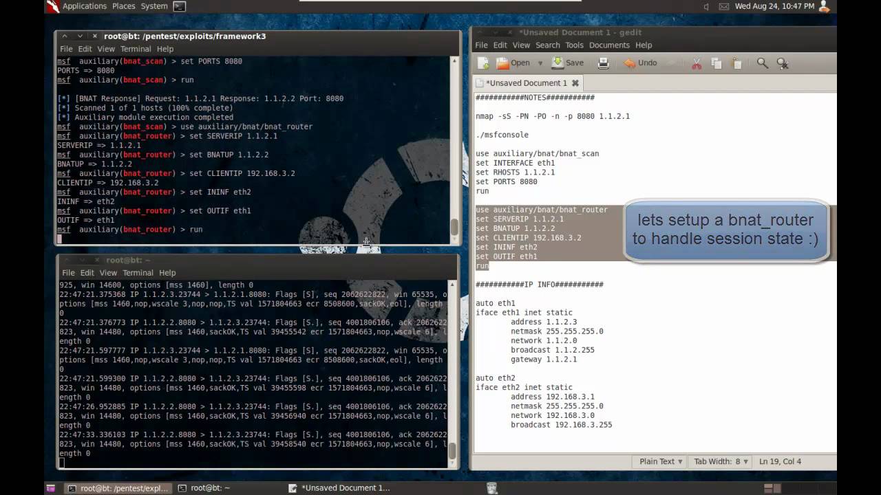 bnat msf apache struts exploit w captions - YouTube