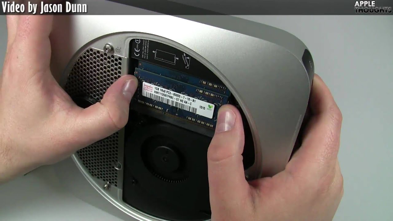 HOW TO: Mac Mini RAM Upgrade - YouTube