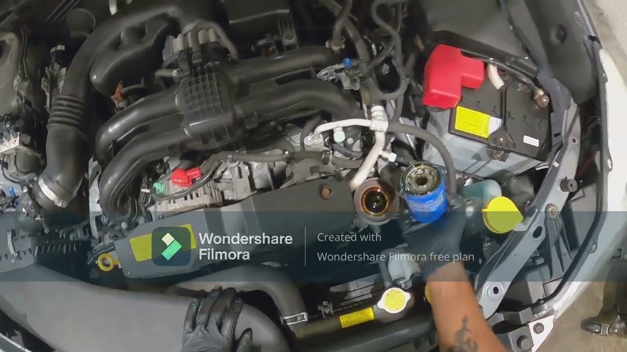 HOW TO DO OIL CHANGE ON SUBARU FORESTER.. - YouTube