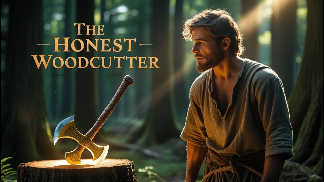 The Honest Wood Cutter | Bedtime Stories for Kids | Animated Fairy ...