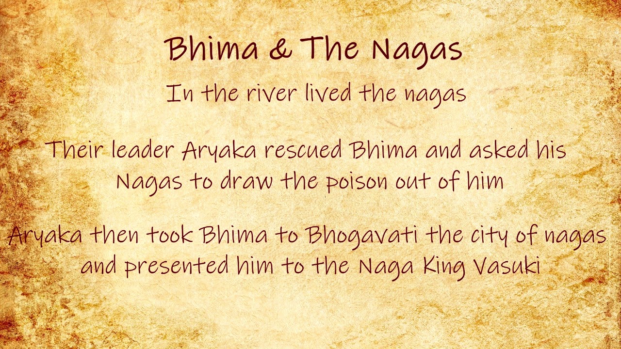 Story 16 :The Story of Bhima and the Nagas - YouTube