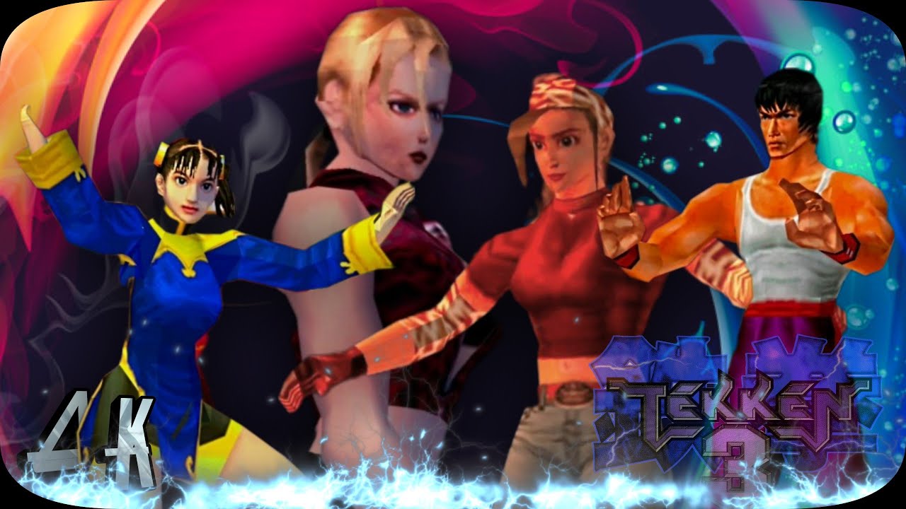 Team Julia, Law , Xiaoyu & Nina Tekken 3 Widescreen UHD 4K 60 FPS - YouTube