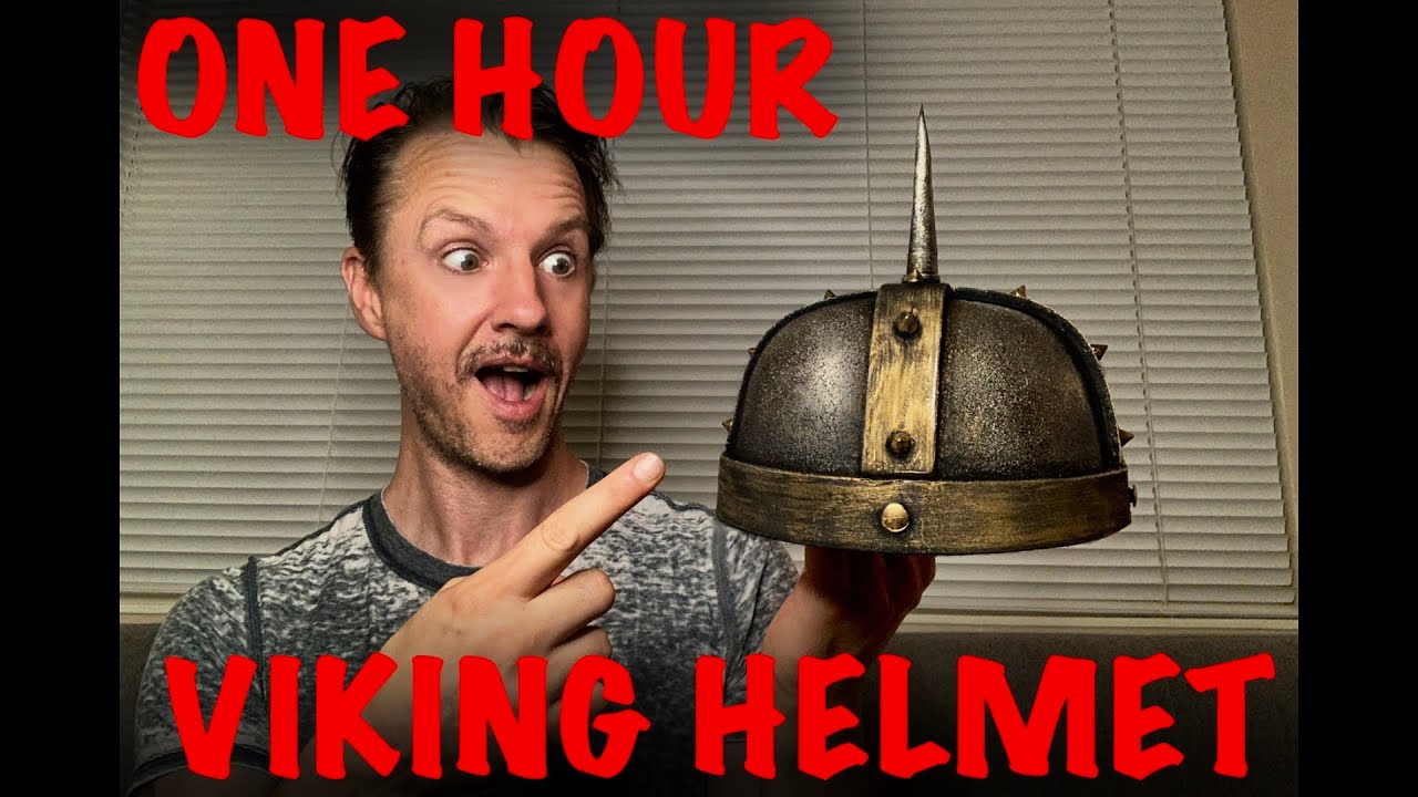 MAKING A VIKING HELMET IN 1 HOUR!! Speed crafting - YouTube