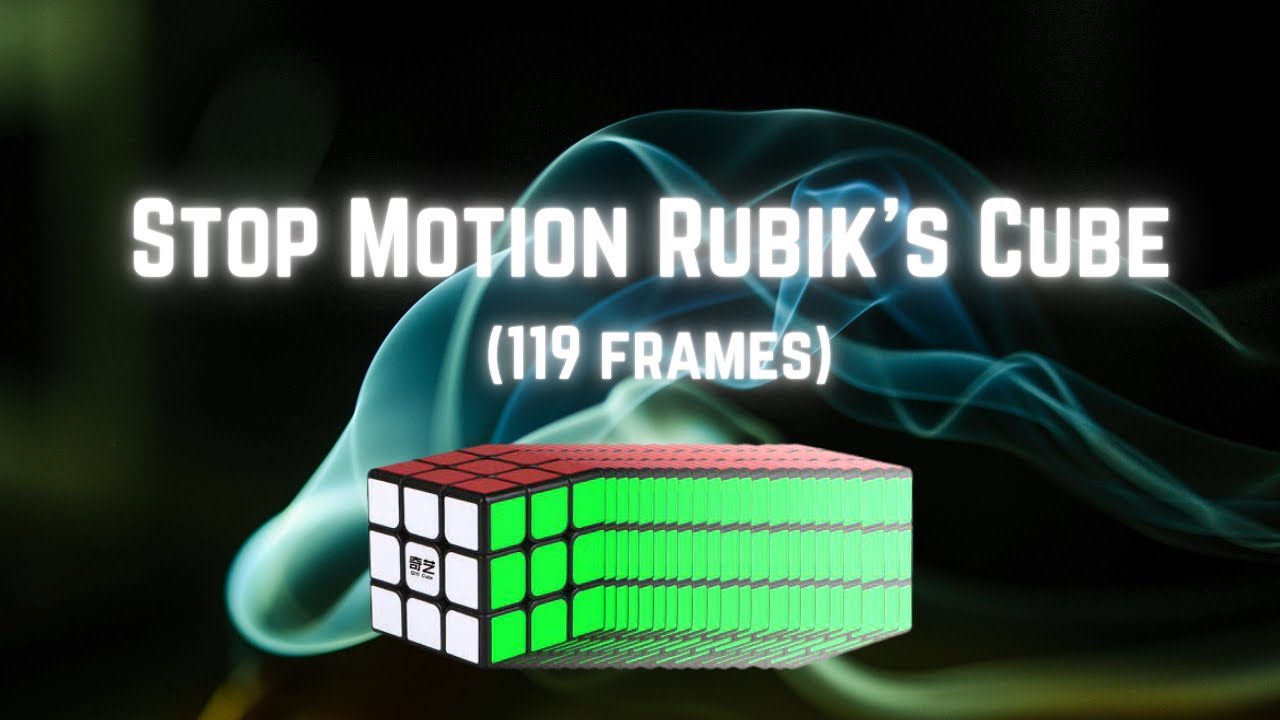 Rubik's Cube Stop Motion Solve - YouTube