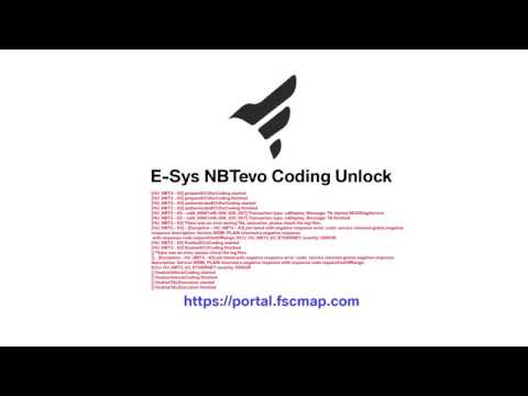 E-sys NBTevo coding unlock - YouTube