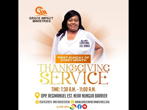 GIVE GOD THE HIGHEST PRAISE || THANKSGIVING SERVICE || APOSTLE CONSTANCE A.B DARKO