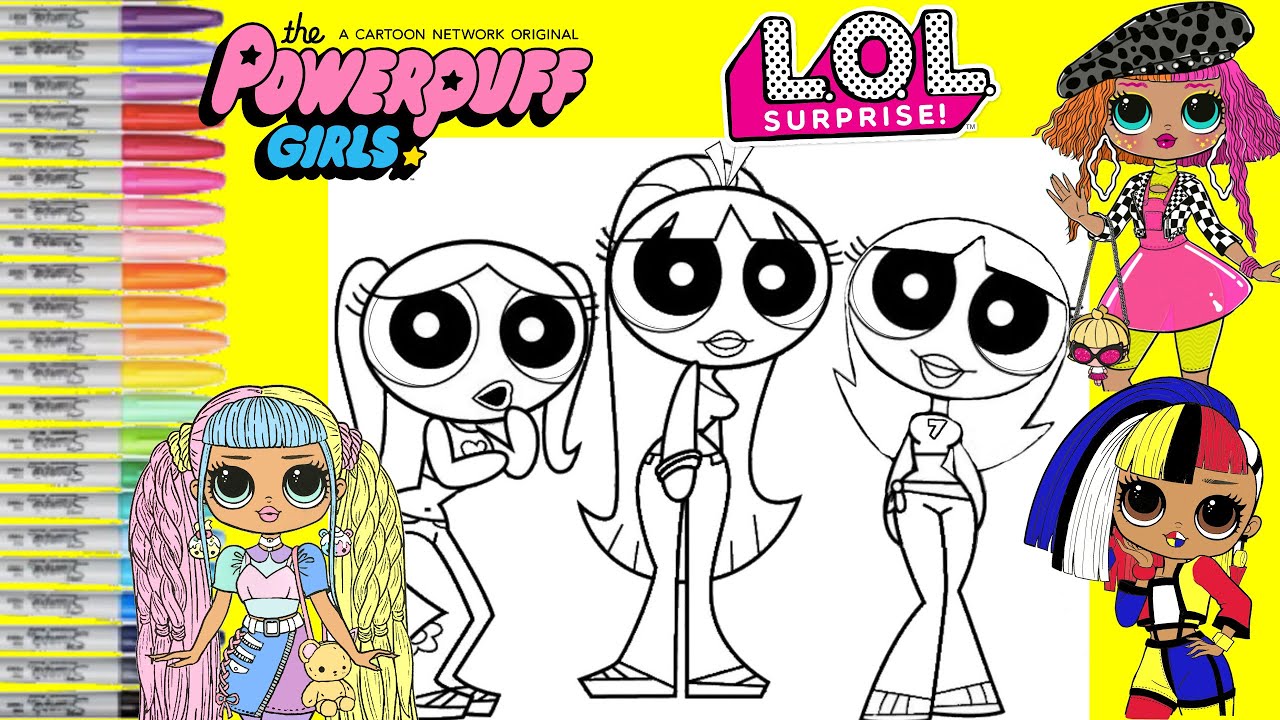 Teenage Powerpuff Girls Makeover as LOL Surprise OMG Dolls Candylicious ...