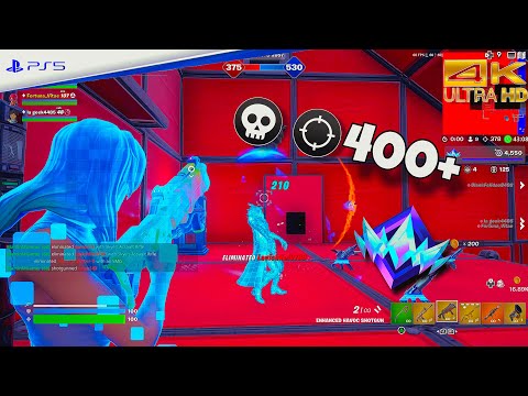 Fortnite Red Vs Blue Unreal Ranked | Flawless 400+ Kills | PS5 Gameplay [4K60]