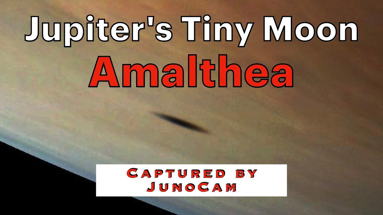 Juno Mission REVEALS Stunning New Views of Jupiter and Its TINY Moon Amalthea - YouTube