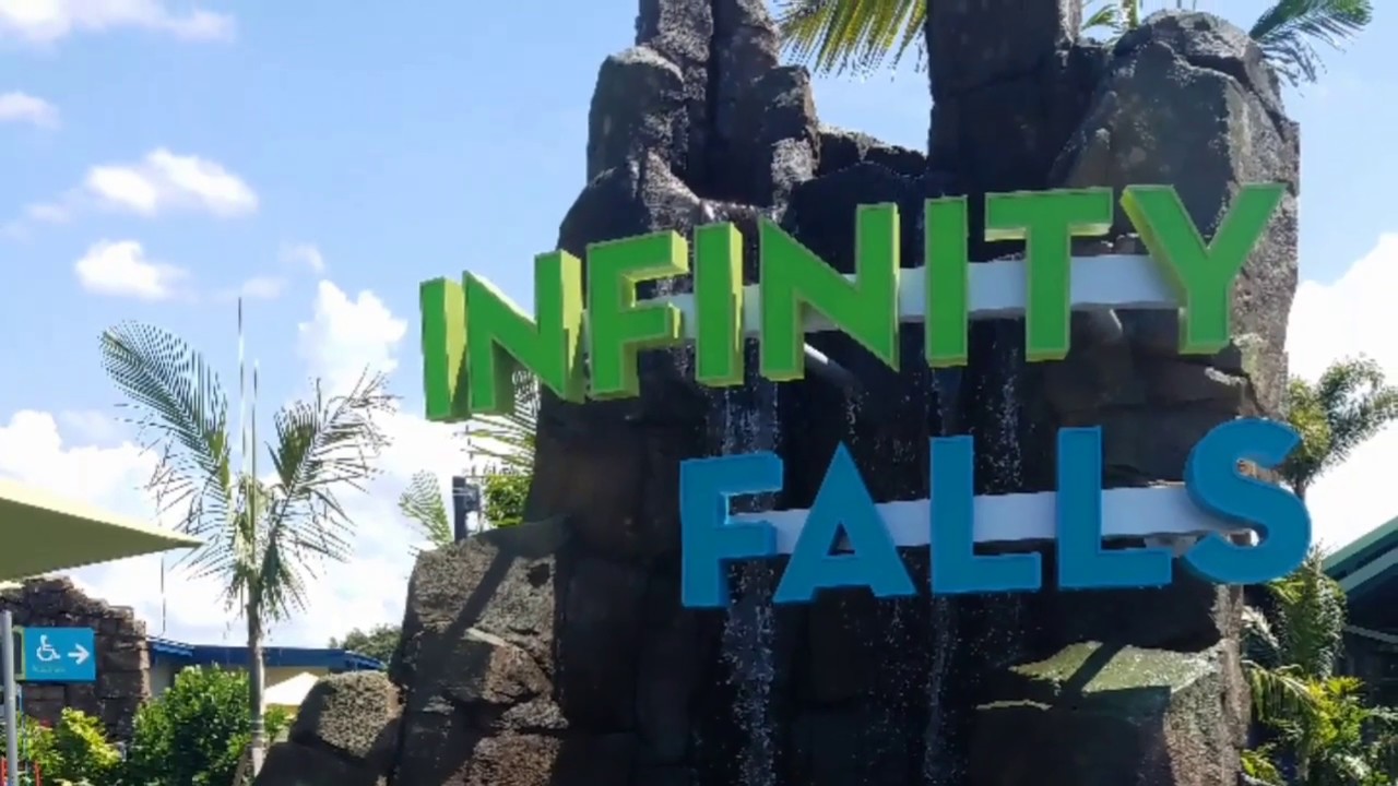 Sea World's Infinity Falls - YouTube