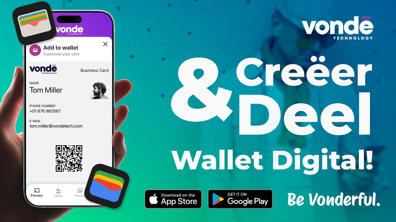 Vonde Pro App | Creëer & Deel jouw Wallet – Digitale Kaarten Altijd ...