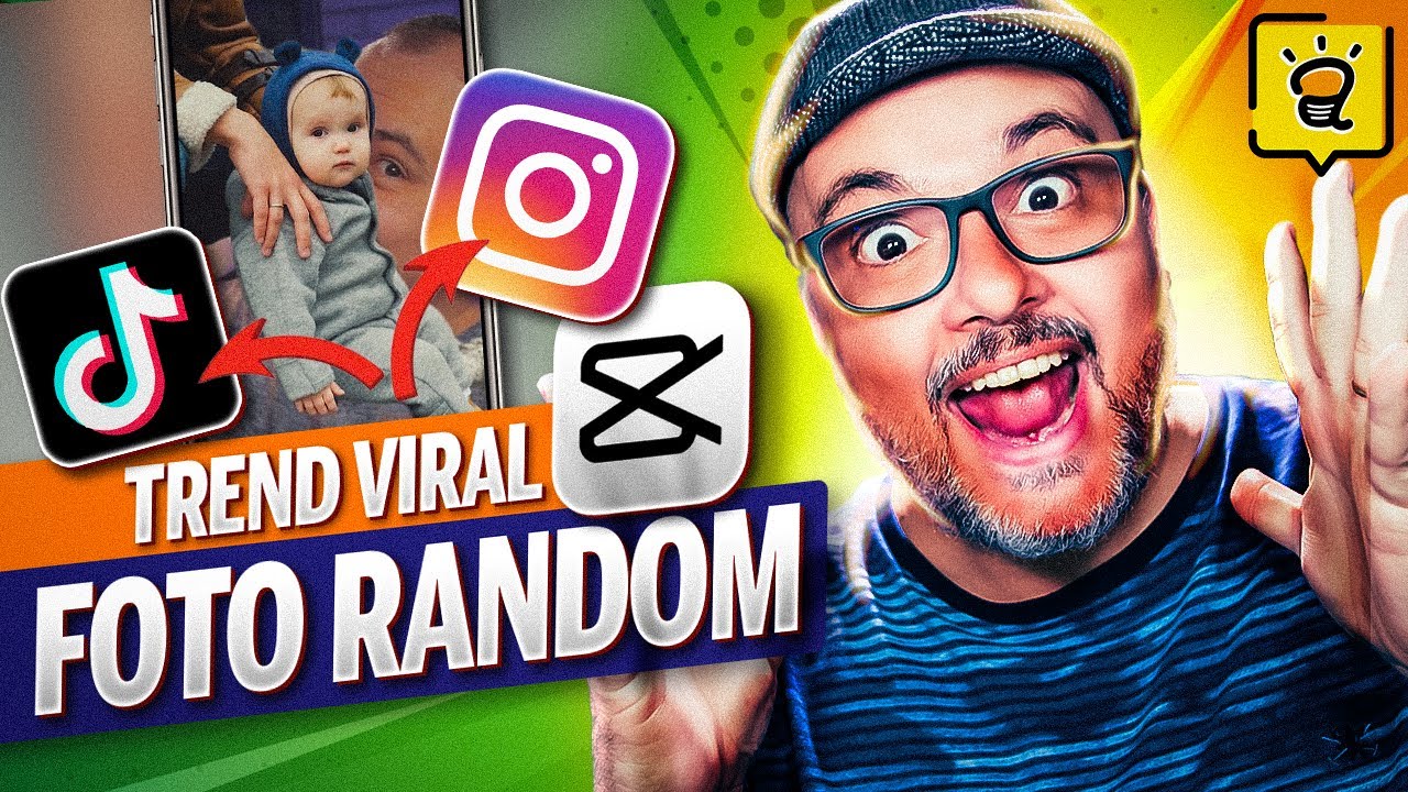 Como fazer a nova Trend FOTO RANDOM do Instagram e TikTok - Tutorial ...
