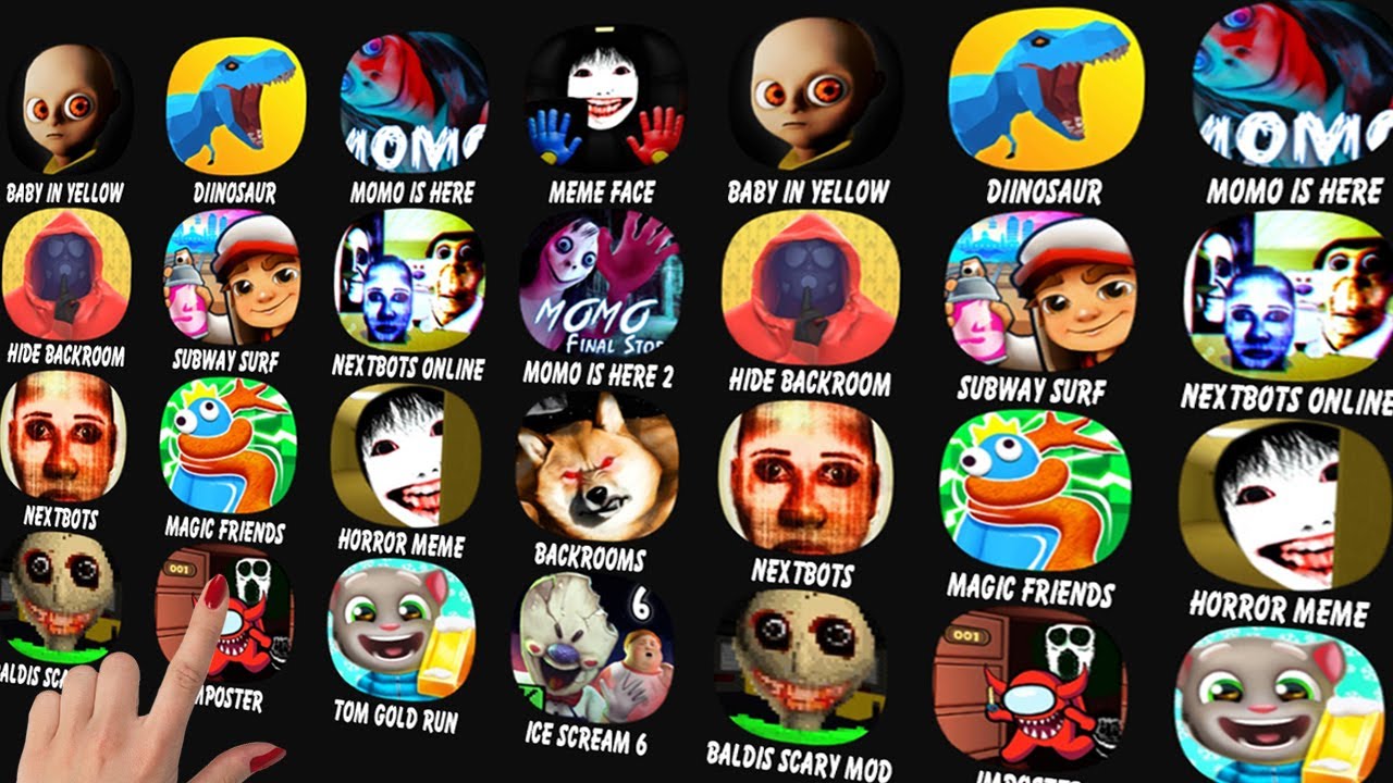 Android Games: The Baby In Yellow, Dinosaur Rampage, Momo Is Here, Meme ...