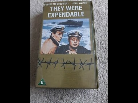 Original VHS Opening and Closing to They Were Expendable UK VHS Tape (Warner Home Video Version)