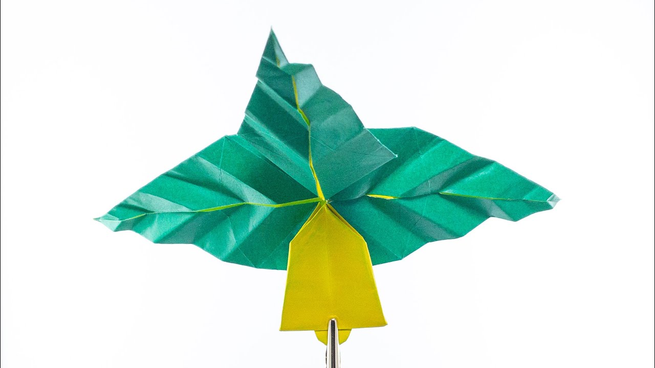 Origami Bell With Holly Leaves 🔔🍃 By Daniel Naranjo | DIY Christmas ...