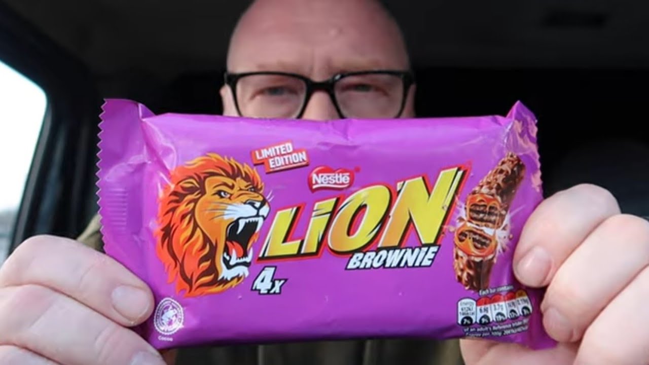 Limited Edition Lion Bar Chocolate Brownie Flavour - YouTube