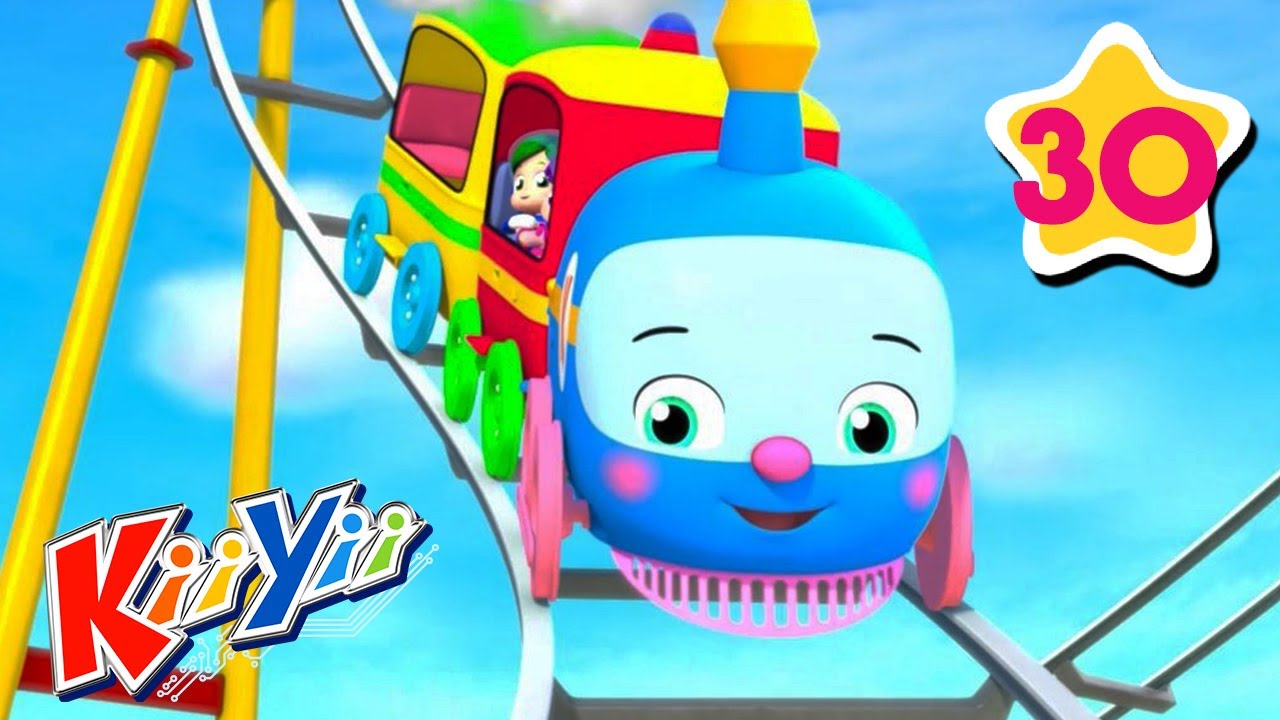 Choo Choo Train | Kids Learning | ABCs and 123s | KiiYii | Nursery ...