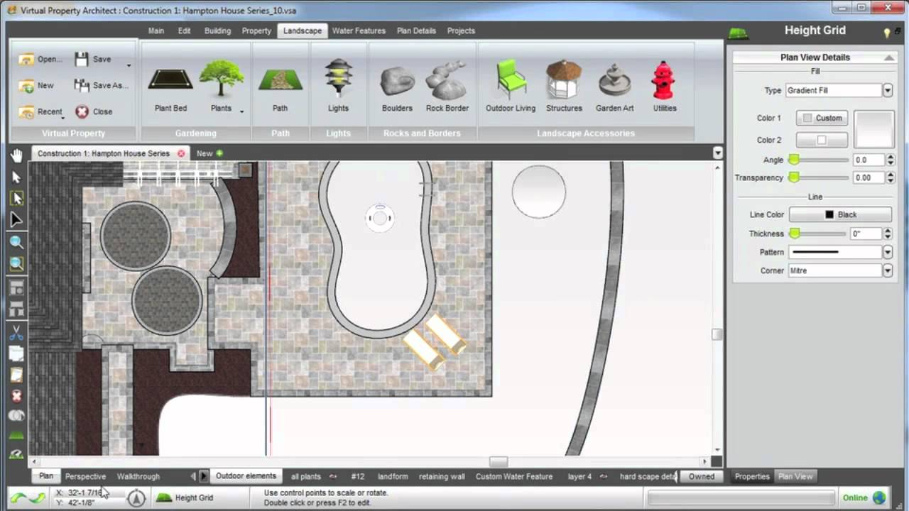Virtual Property Architect Tutorial Series - Chapter Thirteen - Adding outdoor living ...