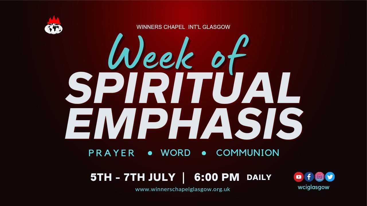 WEEK OF SPIRITUAL EMPHASIS| DAY 2| 6TH JULY 2023 - YouTube