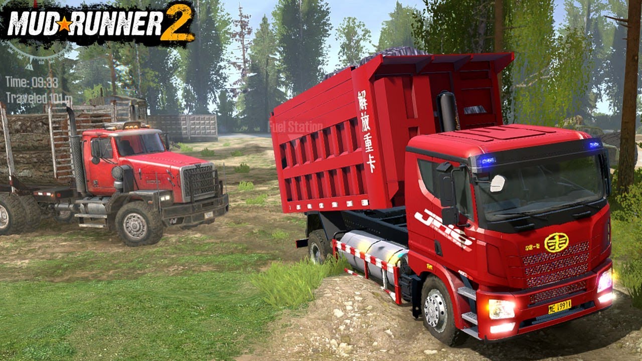 Spintires MudRunner _HOWO DUMP TRUCK Driving New Map Update 2023 - YouTube