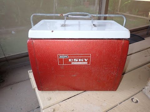 1960s Malleys Esky Australian made iconic cooler - YouTube