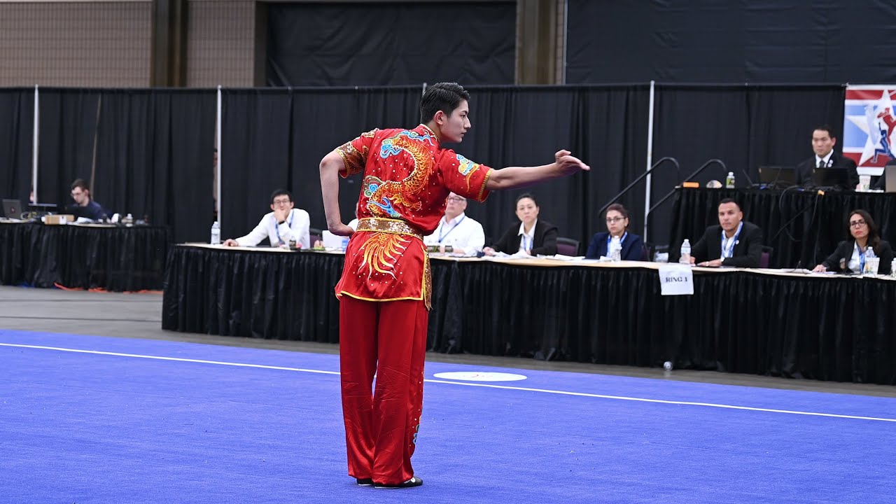 Alan Huang - Male Changquan - 9.533 - USA ADULT WUSHU TEAM TRIALS 2023 - YouTube