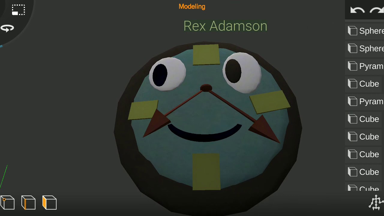 tony the clock from dhmis 3d model #2 - YouTube
