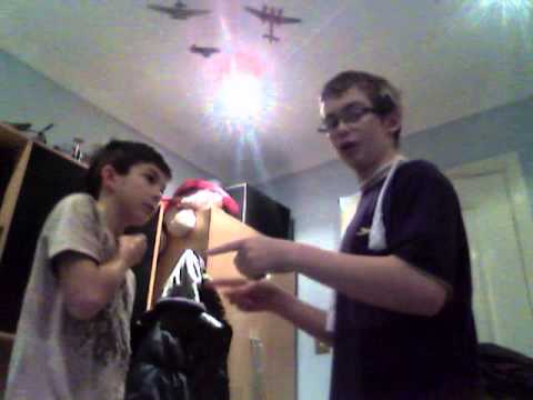 rope through neck magic trick - YouTube