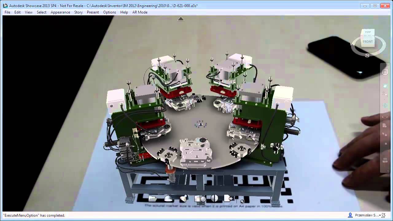 Autodesk Showcase - Augmented Reality plug-in - YouTube