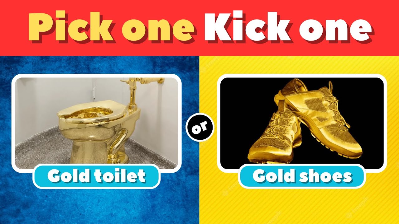 Pick One, Kick One Luxury Edition I Fun Quiz Game 🚘🏰 - YouTube