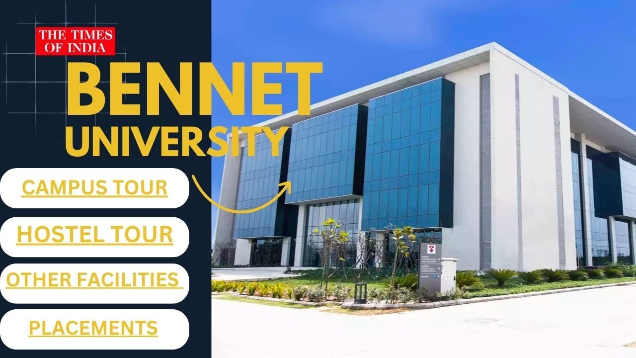 BENNETT UNIVERSITY IN 15 MIN🎓 | CAMPUS TOUR🔥 | COLLEGE REVIEW😰 | HOSTEL ...