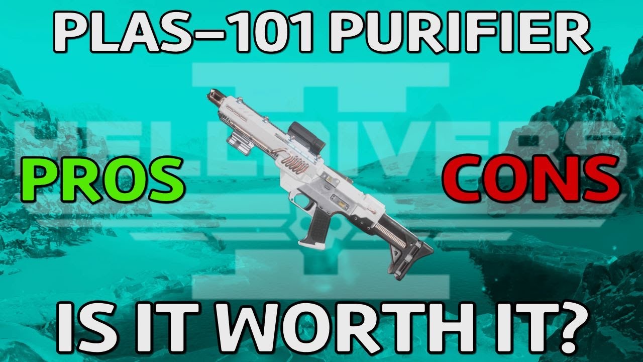 Helldivers 2 PLAS-101 Purifier Weapon Review - Polar Patriots Warbond ...