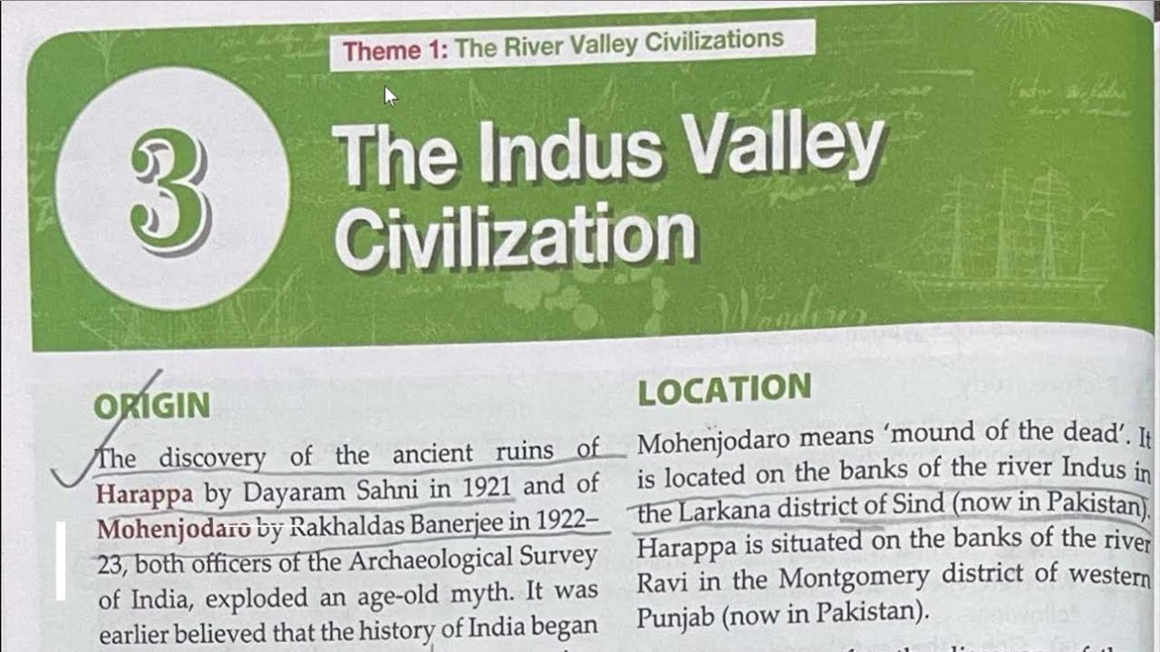 River valley civilization | PART 3 | Indus valley civilization class 6 ...