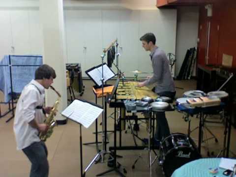 Brian Calhoon - BOAC percussion audition (Crouch - DUO) - YouTube