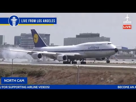 AWESOME 🔴LIVE North Runway Action at LAX + ATC - YouTube