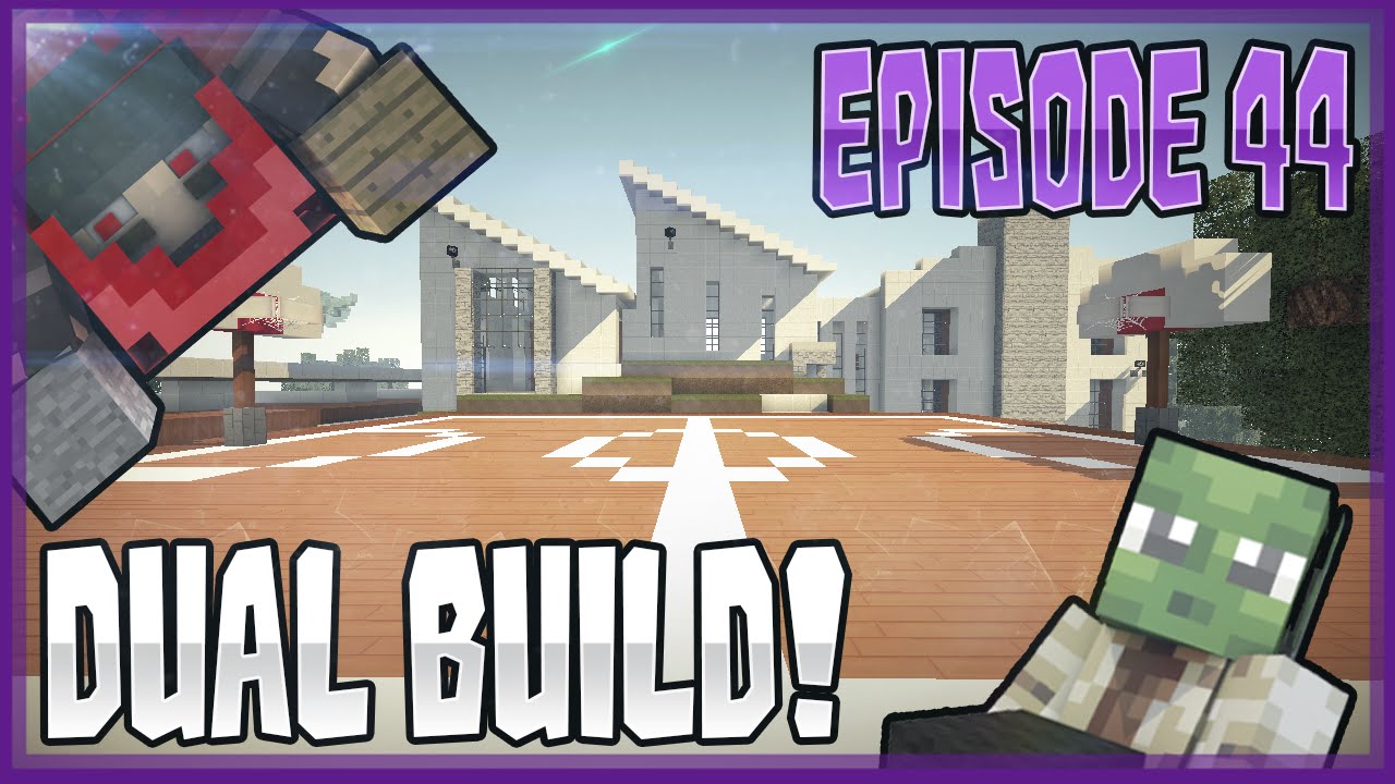 Minecraft Dual Build - Modern House E44 - YouTube