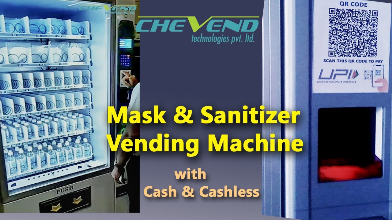 Mask & Sanitizer Vending Machine by Chevend Technologies. - YouTube